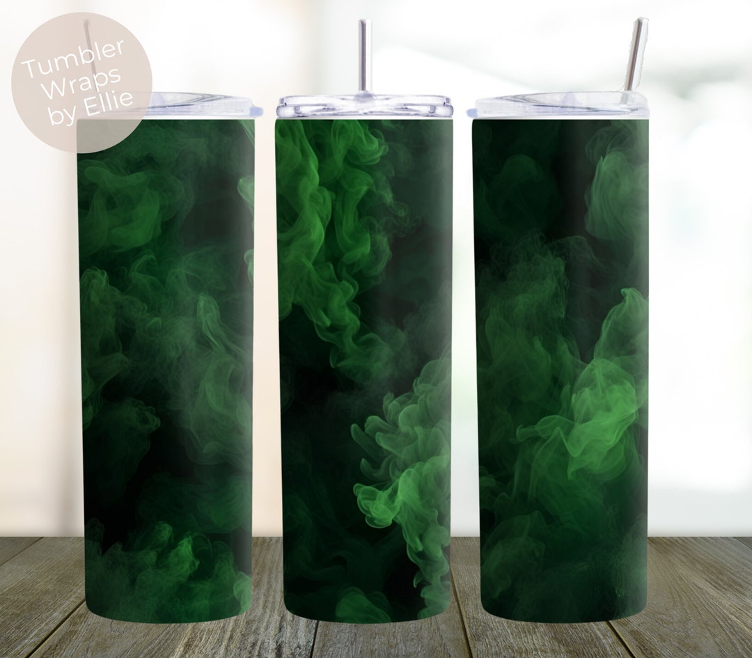 Hookah Tumbler PNG, Cannabis, Weed, Green Smoke, Sublimation Wrap 20oz ...