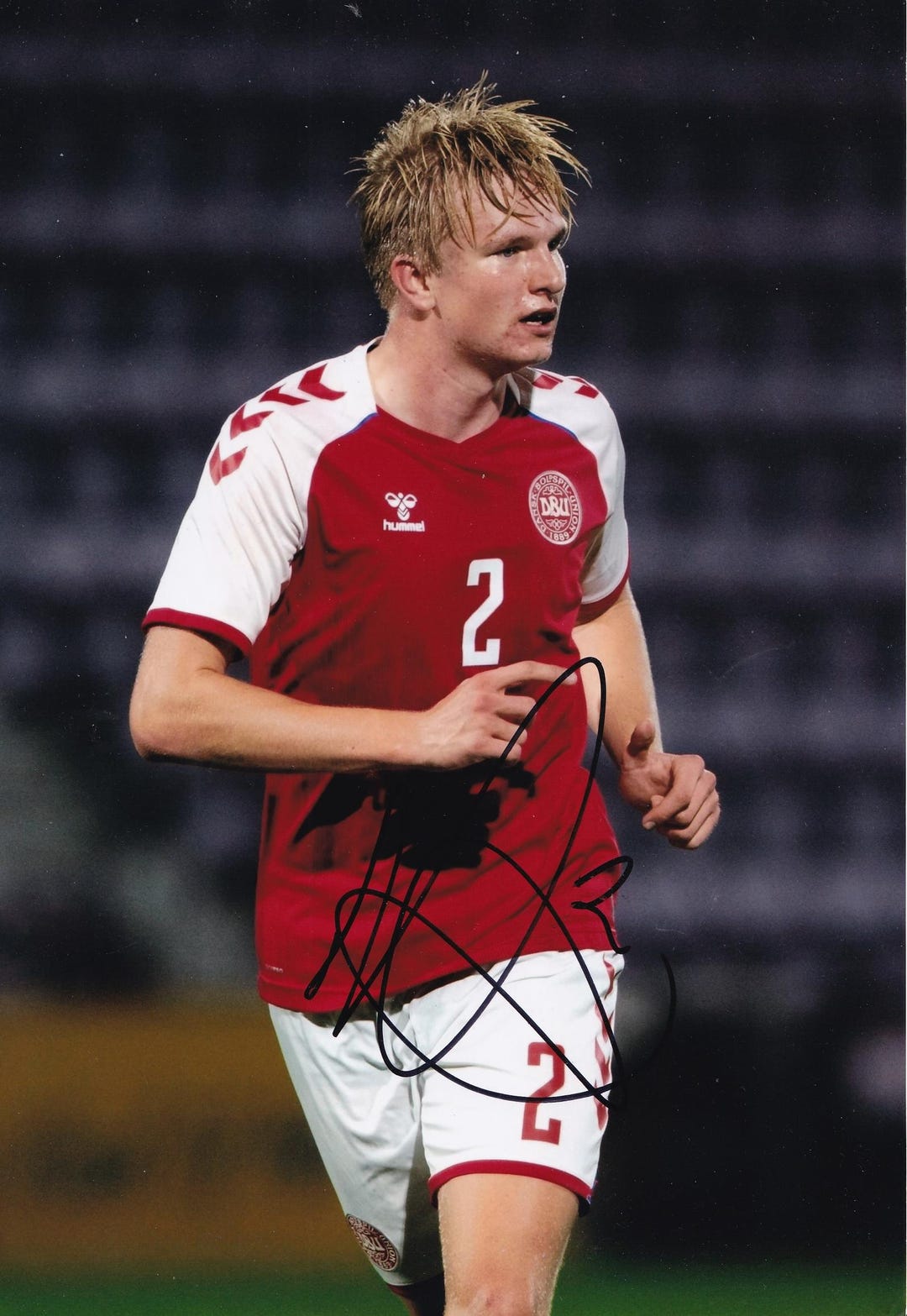 Football - Victor Kristiansen - Hand Signed 12x8 Inch Photograph ...