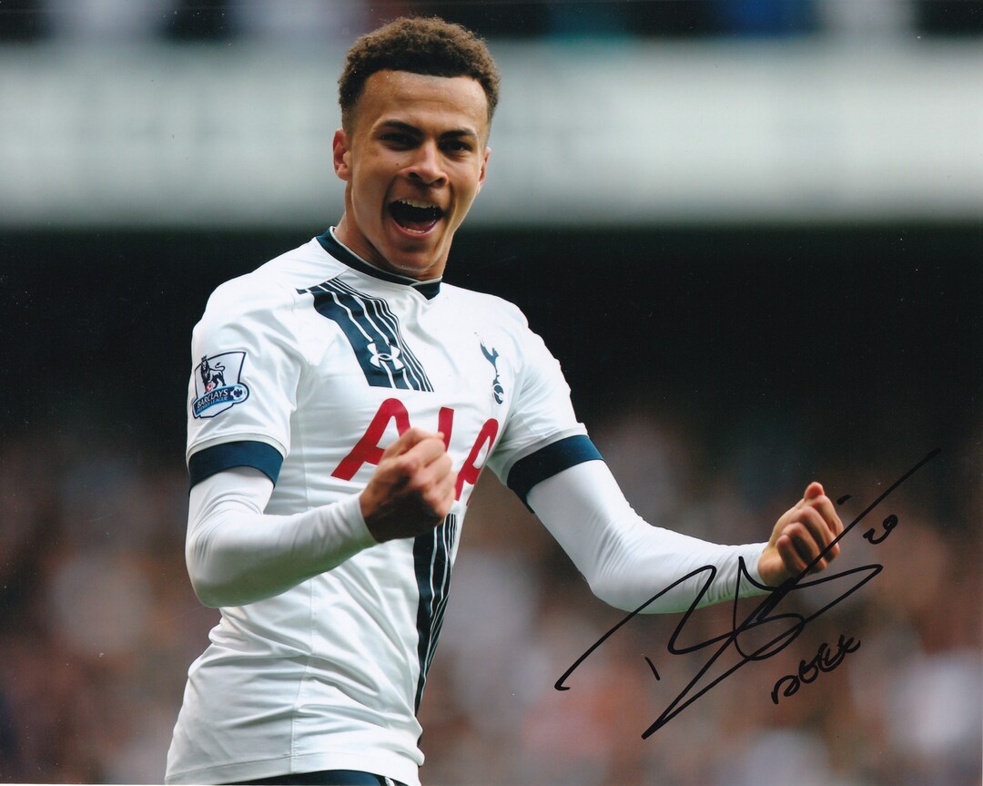 Football Dele Alli Hand Signed 8x10 Inch Photograph - Etsy