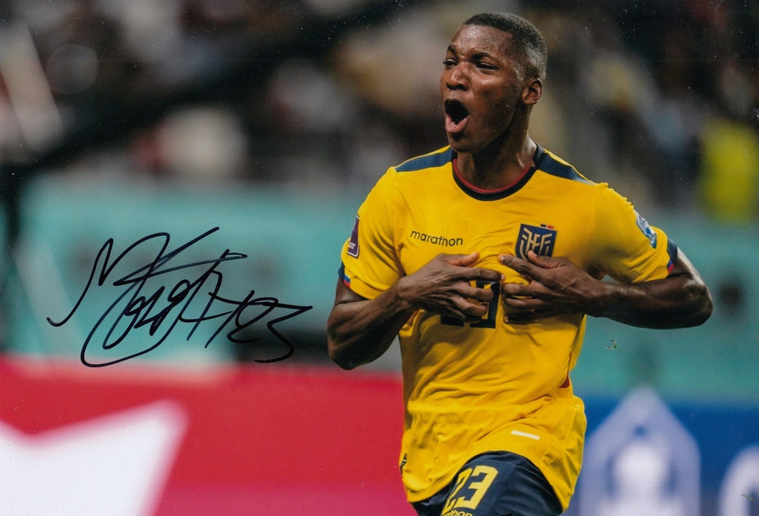 Football Moises Caicedo Hand Signed A4 Photograph - Etsy