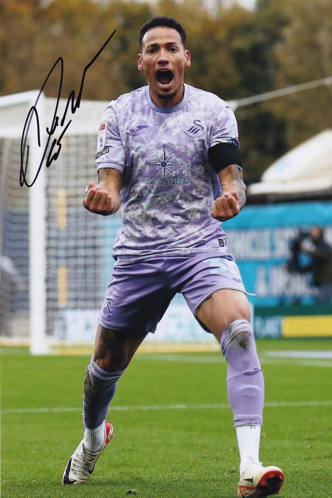 Football - Ronald - Hand Signed 12x8 Inch Photograph - Swansea City ...