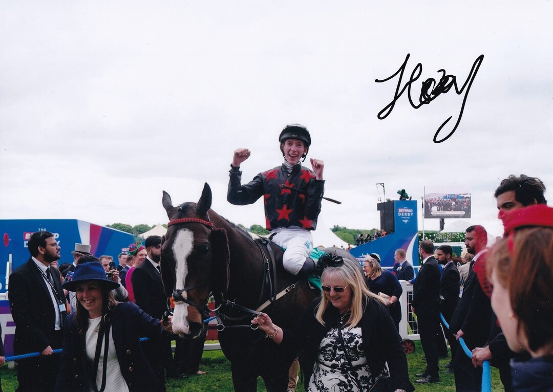 Horse Racing - Joe Leavy - Hand Signed A4 Photograph - COA - Etsy