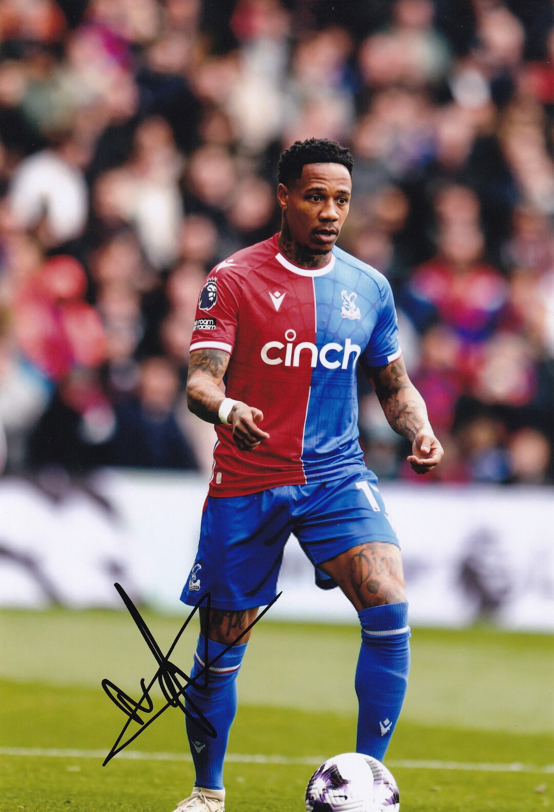 Football - Nathaniel Clyne - Hand Signed 12x8 Inch Photograph - Crystal ...