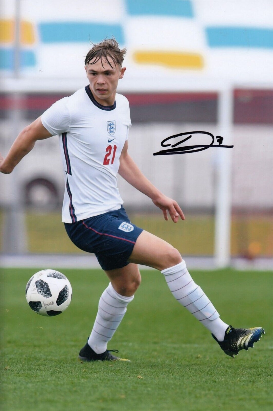 Football - Callum Doyle - Hand Signed A4 Photograph - England - COA - Etsy