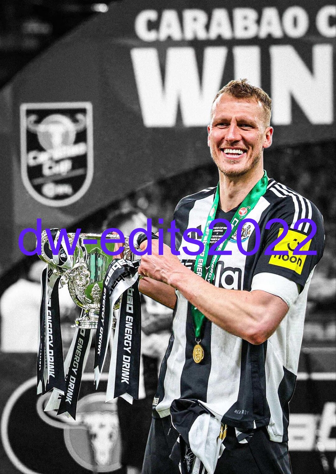 Canvas - Dan Burn - Newcastle United - Sizes A1-A4 - 5-7 Working Days ...