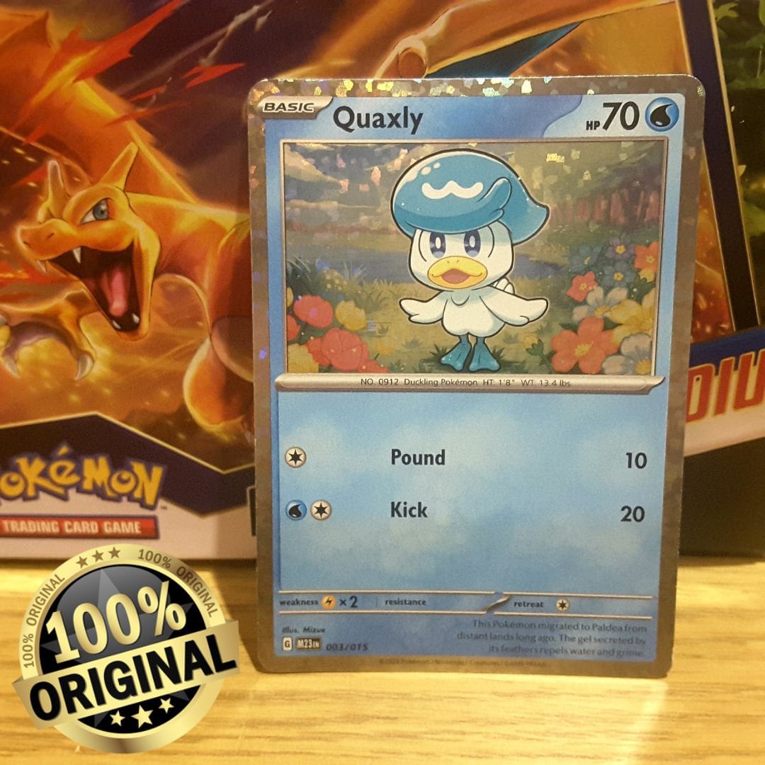 Authentic Pokemon Cards M23 Mcdonald's Promos 2023 003 Quaxly - Etsy