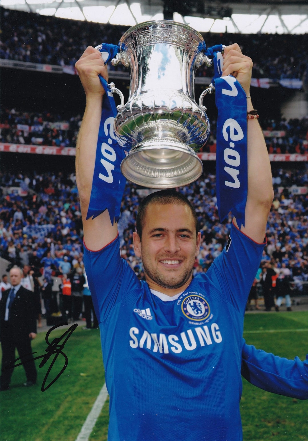 Football Joe Cole Hand Signed A4 Photograph Chelsea COA - Etsy