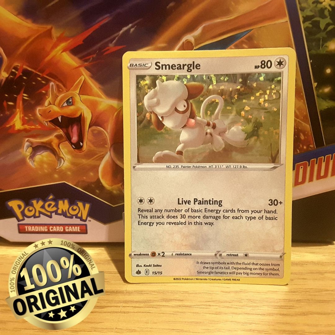 Authentic Pokemon Cards MCD22 Mcdonald's Promos 2022 015 Smeargle - Etsy
