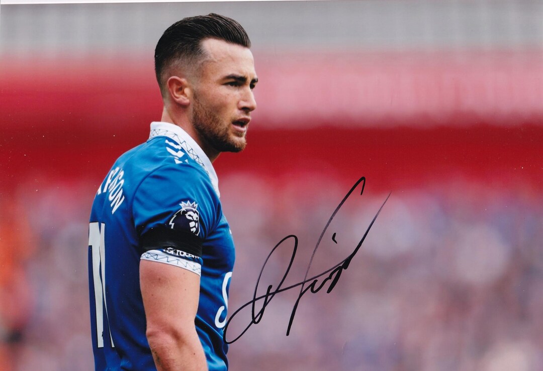Football Jack Harrison Hand Signed A4 Photograph Everton COA - Etsy
