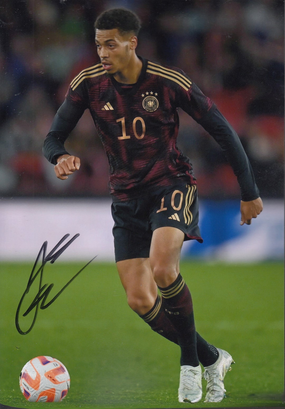 Football Felix Nmecha Hand Signed 12x8 Inch Photograph Germany COA - Etsy