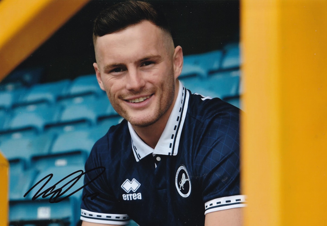 Football - Macaulay Langstaff - Hand Signed A4 Photograph - Millwall ...