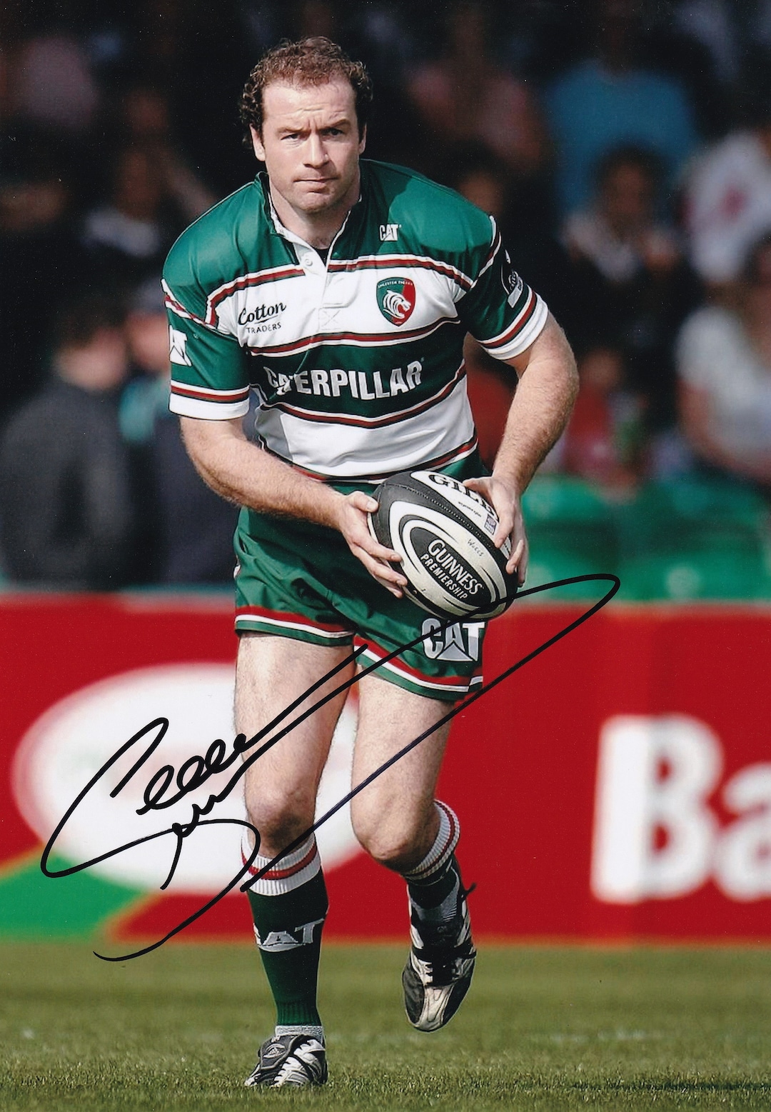 Rugby Union - Geordan Murphy - Photographie A4 signée à la main ...