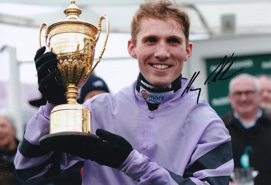 Horse Racing - Harry Cobden - Hand Signed A4 Photograph - COA - Etsy