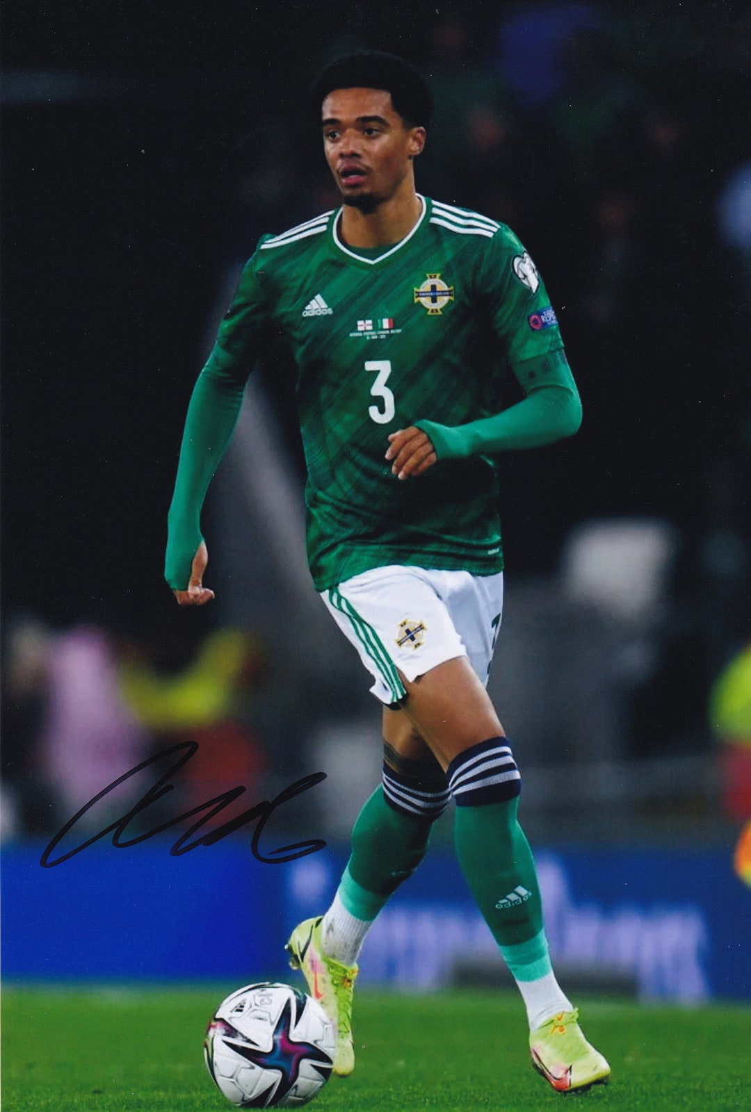 Football Jamal Lewis Hand Signed 12x8 Inch Photograph Northern Ireland ...