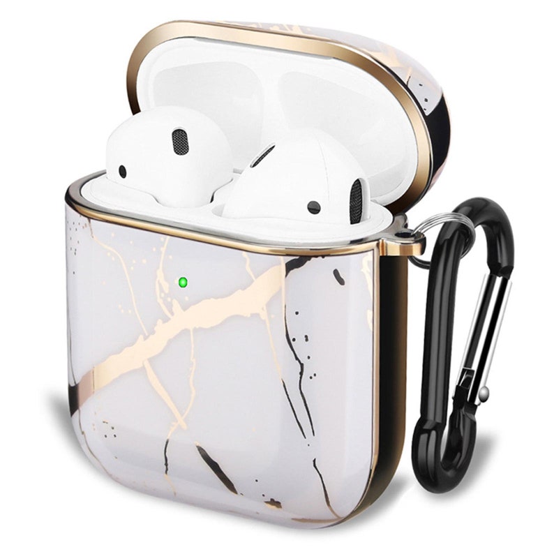 Airpod Case Luxury Chrome Electroplating Marble Designed for - Etsy Canada
