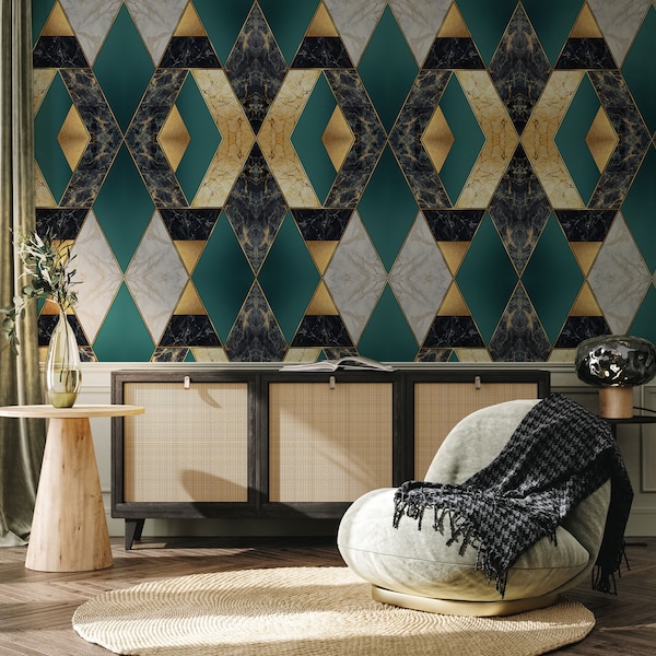 Teal Yellow Gray - Etsy