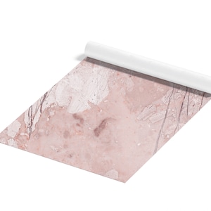 Pink Stone Wallpaper, Pink Marble Wall Mural, Marbled Wallpaper [peel ...