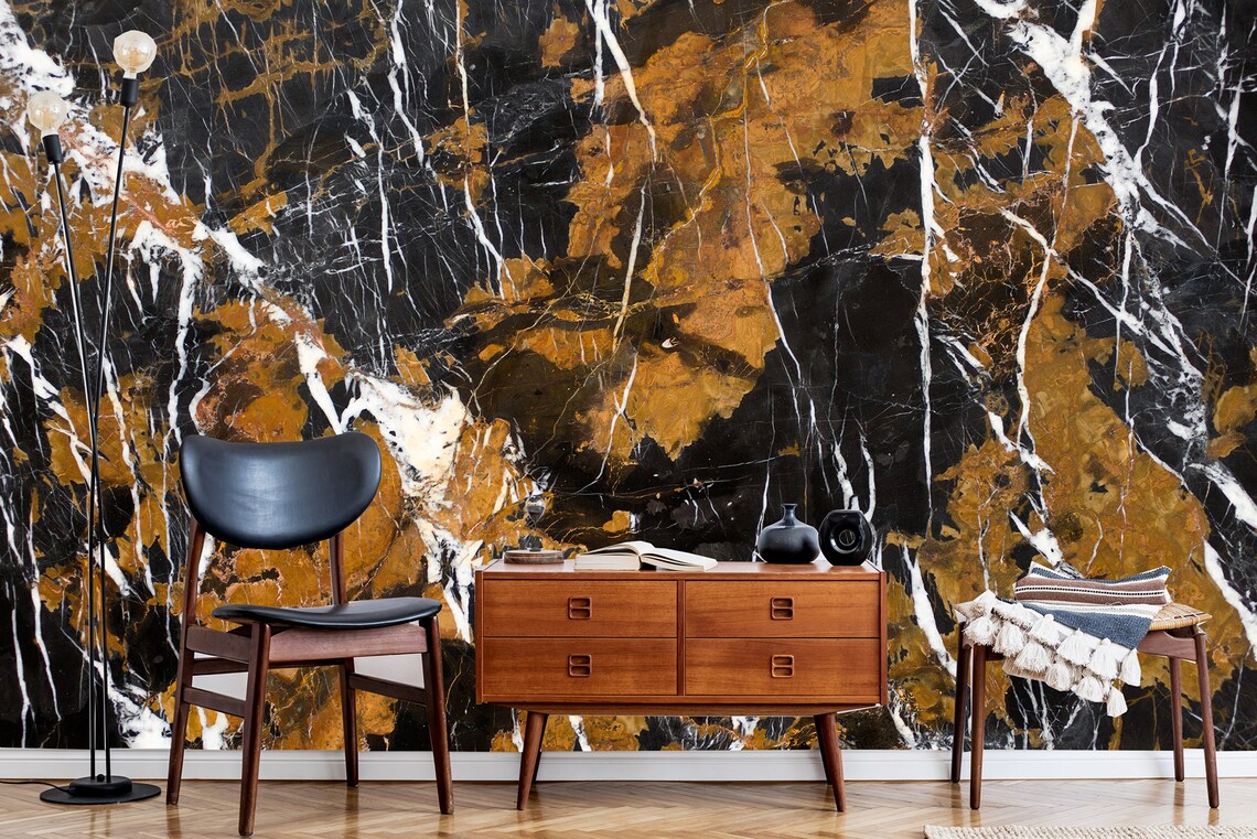 Abstract Marble Wallpaper Marble Texture Mural self - Etsy