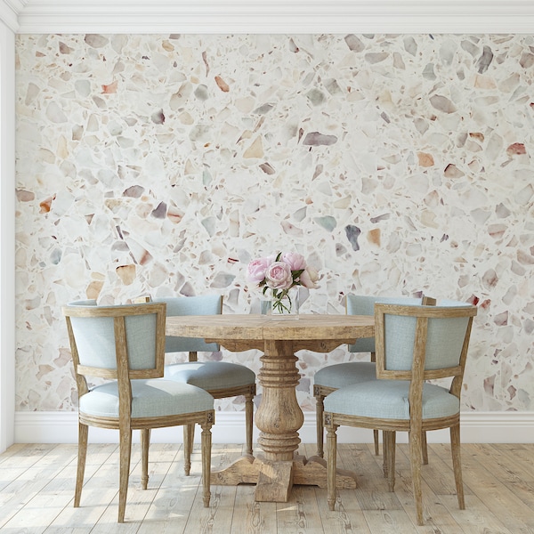 Terrazzo Wallpaper - Etsy