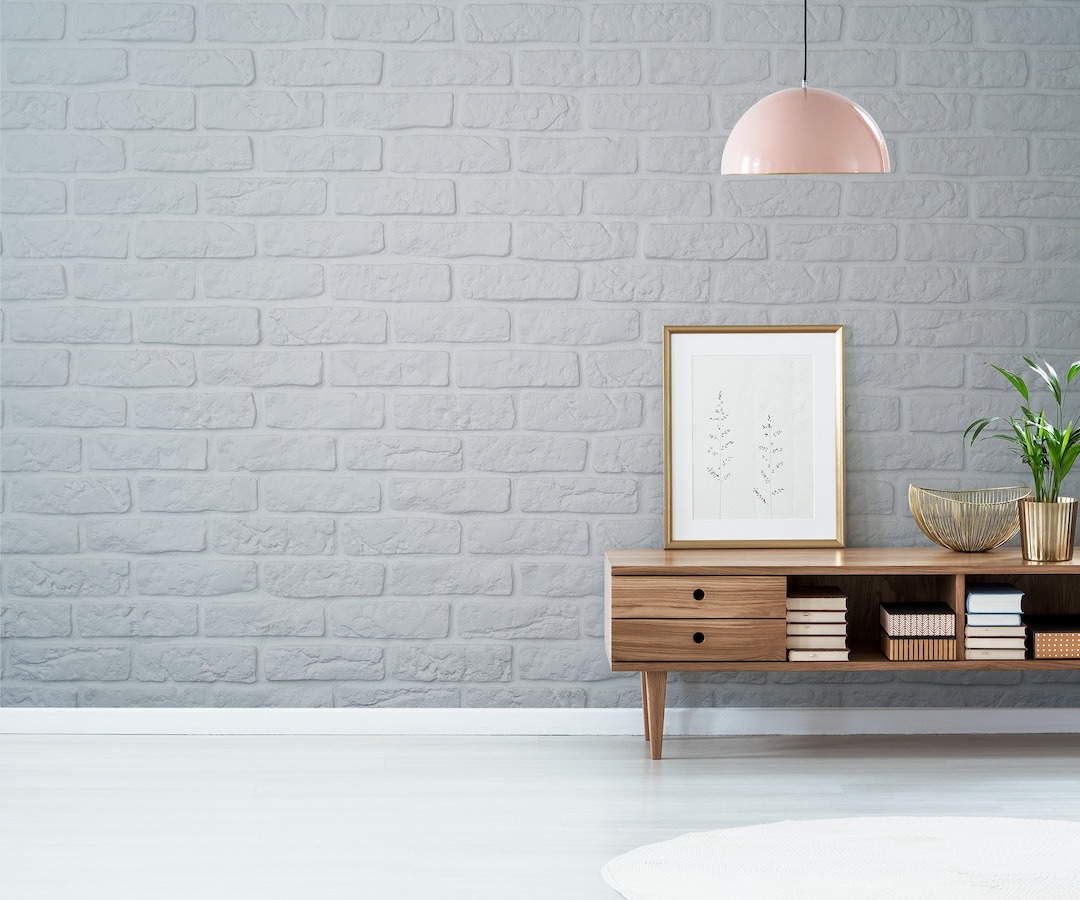 White Brick Wallpaper [self Adhesive, Peel & Stick, Removable] - Etsy