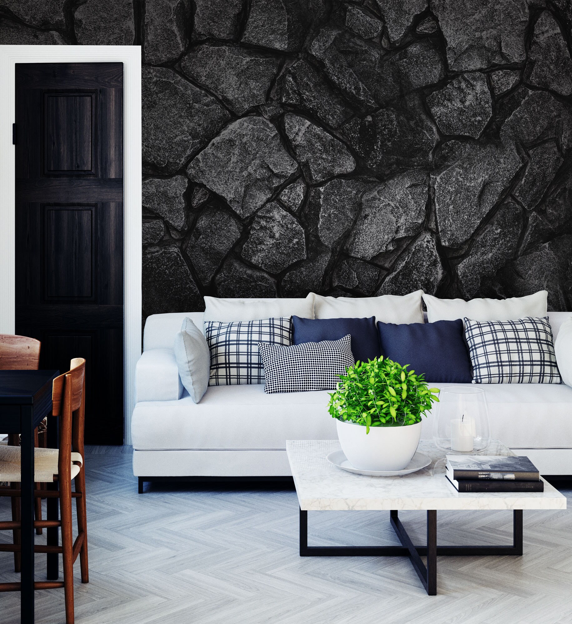 Old Rock Wallpaper, Stone [self Adhesive, Peel & Stick, Removable] - Etsy