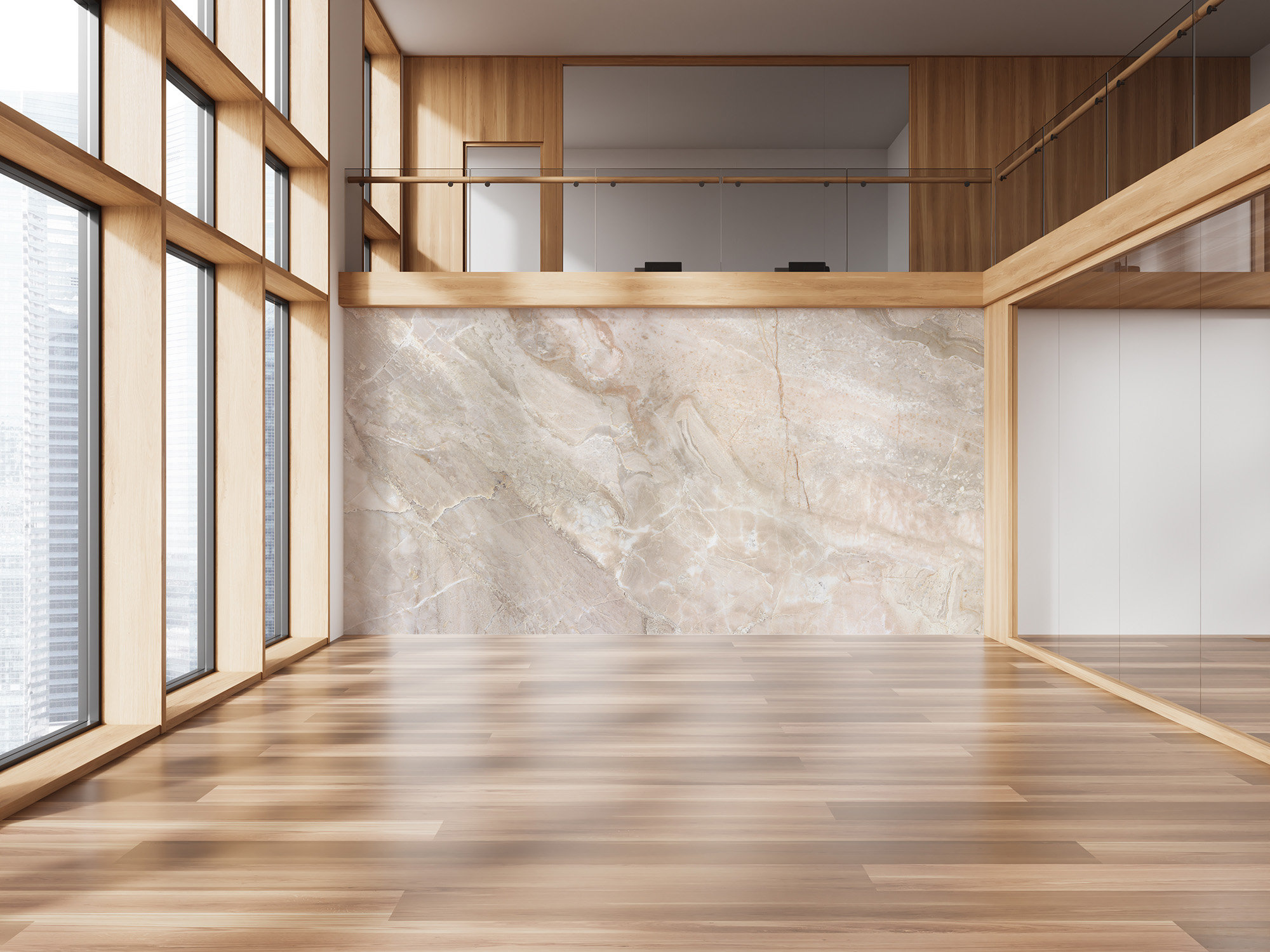 Beige Neutral Marble Stone Wallpaper, Wall Mural [peel and Stick (self ...