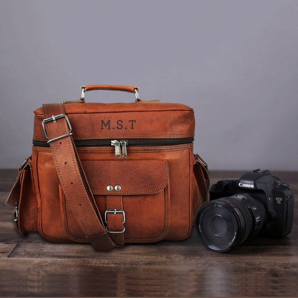 Leather Camera Bag - Etsy