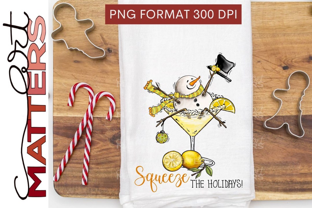 Tipsy Snowman Martini PNG: Funny Christmas Sublimation Design - Etsy