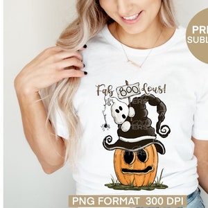 Fab Boo Lous! - Hand Painted - PNG - Sublimation - Fall, Halloween ...