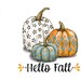 Hello Fall Pumpkins - Hand Painted - PNG - Sublimation - Fall - Etsy
