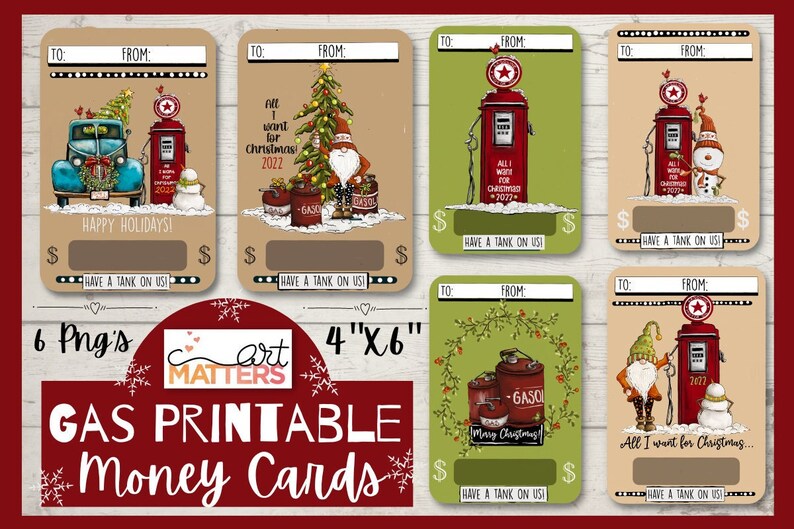 Gas Printable Money Holders Hand Painted PNG Sublimation - Etsy