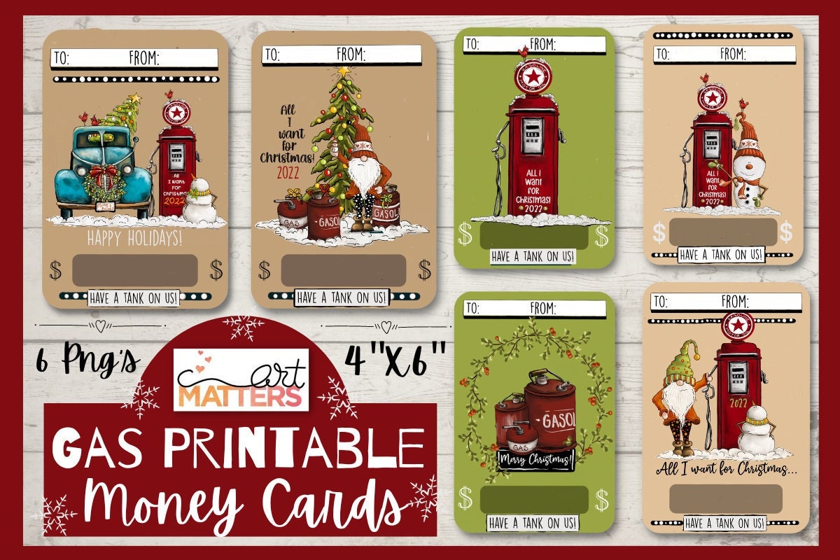 Gas Printable Money Holders Hand Painted PNG Sublimation - Etsy