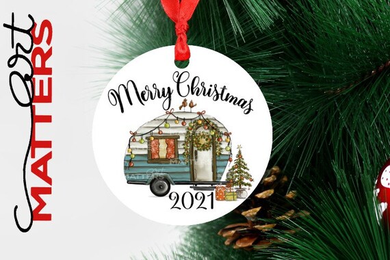 Merry Christmas 2021 Hand Painted PNG Sublimation | Etsy