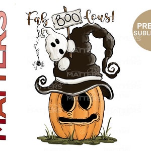 Fab Boo Lous! - Hand Painted - PNG - Sublimation - Fall, Halloween ...
