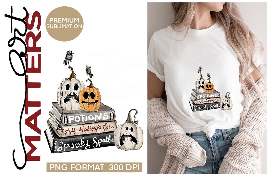 Spooky Spells Halloween Hand Painted PNG Sublimation Fall - Etsy Spooky Spells Halloween Hand Painted PNG Sublimation Fall - Etsy