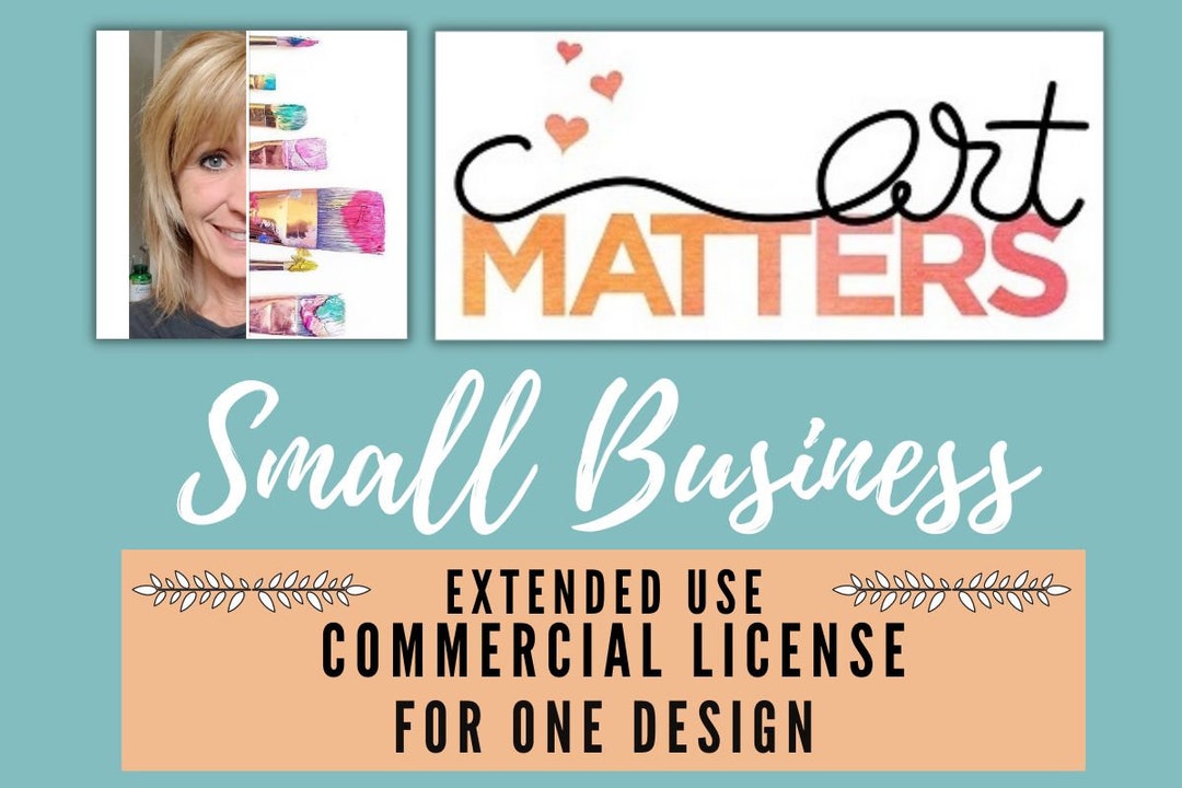 Small Business Extended Use Commercial License for 1 Design. - Etsy