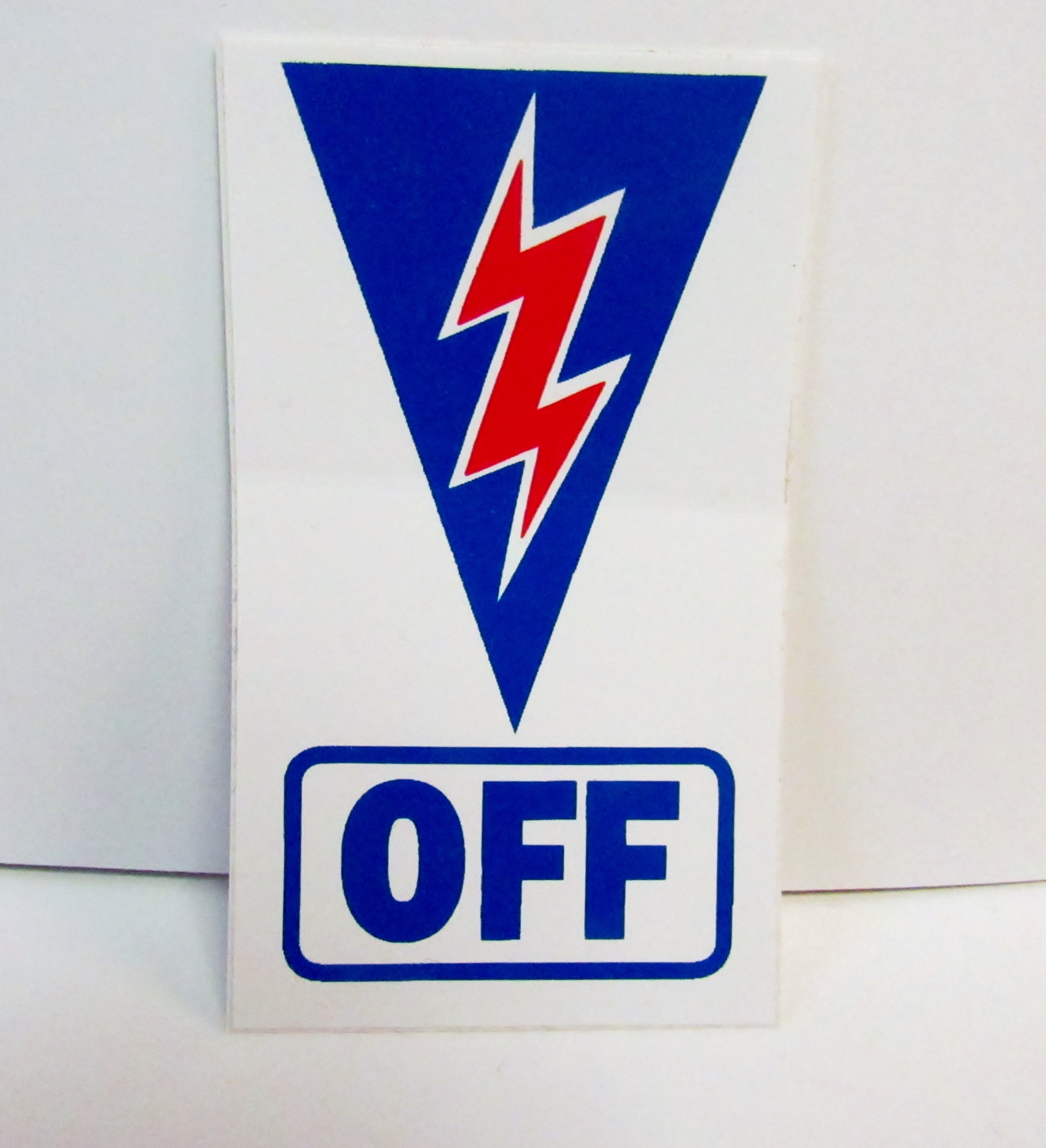 Racing SCCA NHRA Racing off Decal for Master Battery Safety Disconnect ...