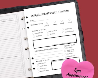 Mental Health Log - Etsy