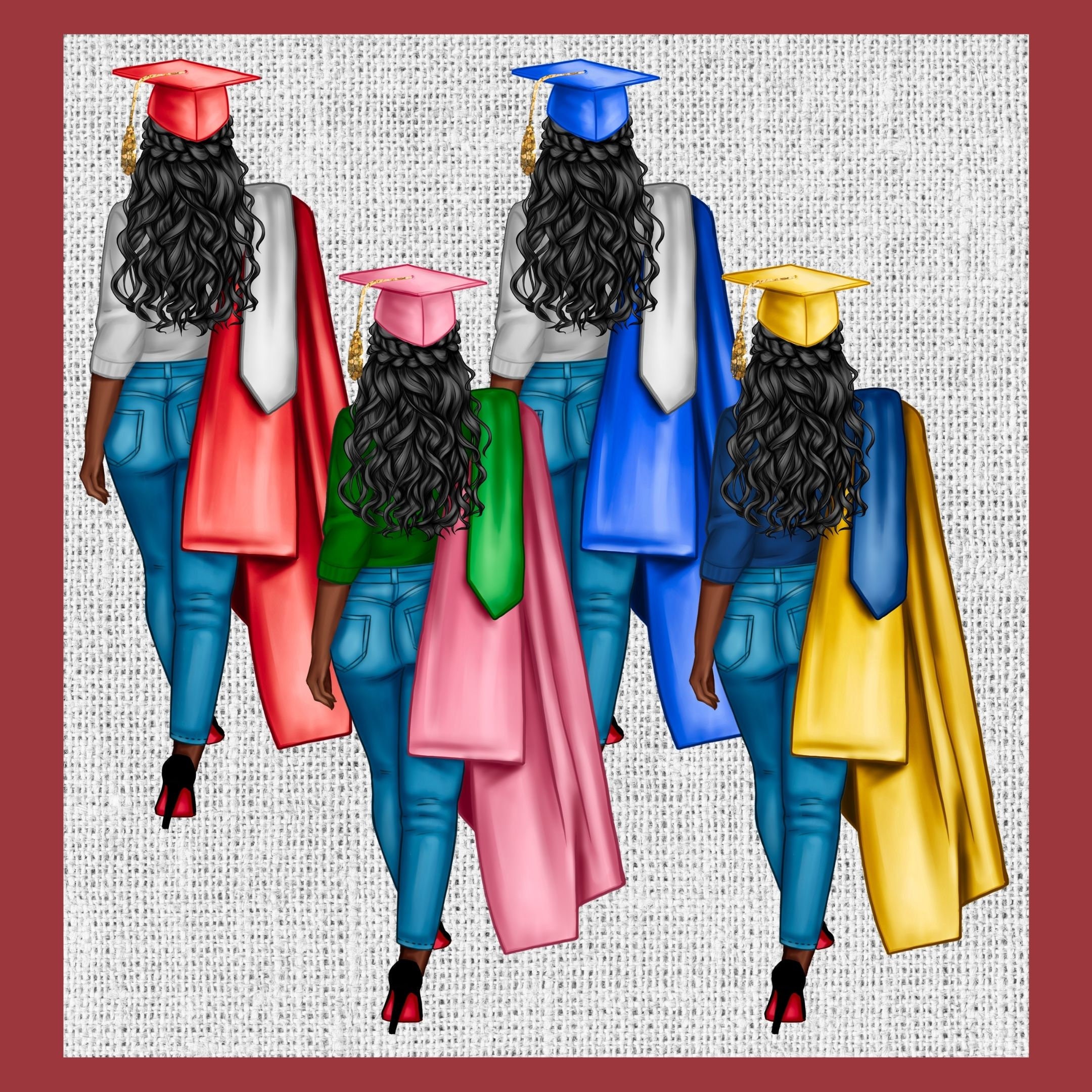 Personalized African American Graduation Card Custom - Etsy