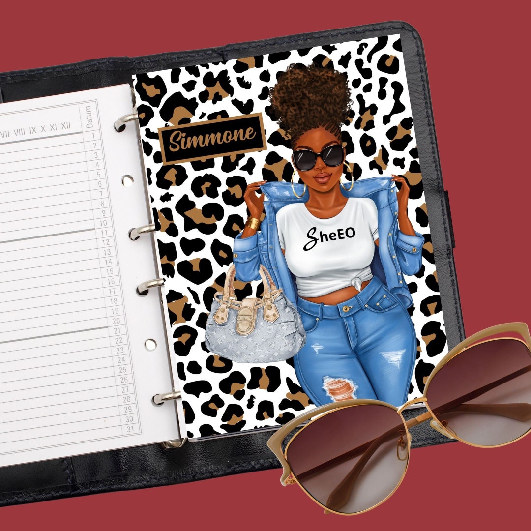 Girl Boss Leopard Print Planner Cover Classic Happy Planner - Etsy