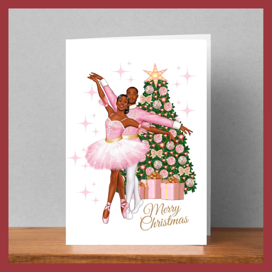 The Nutcracker Ballet Christmas Greeting Card, Holiday Greeting Card ...