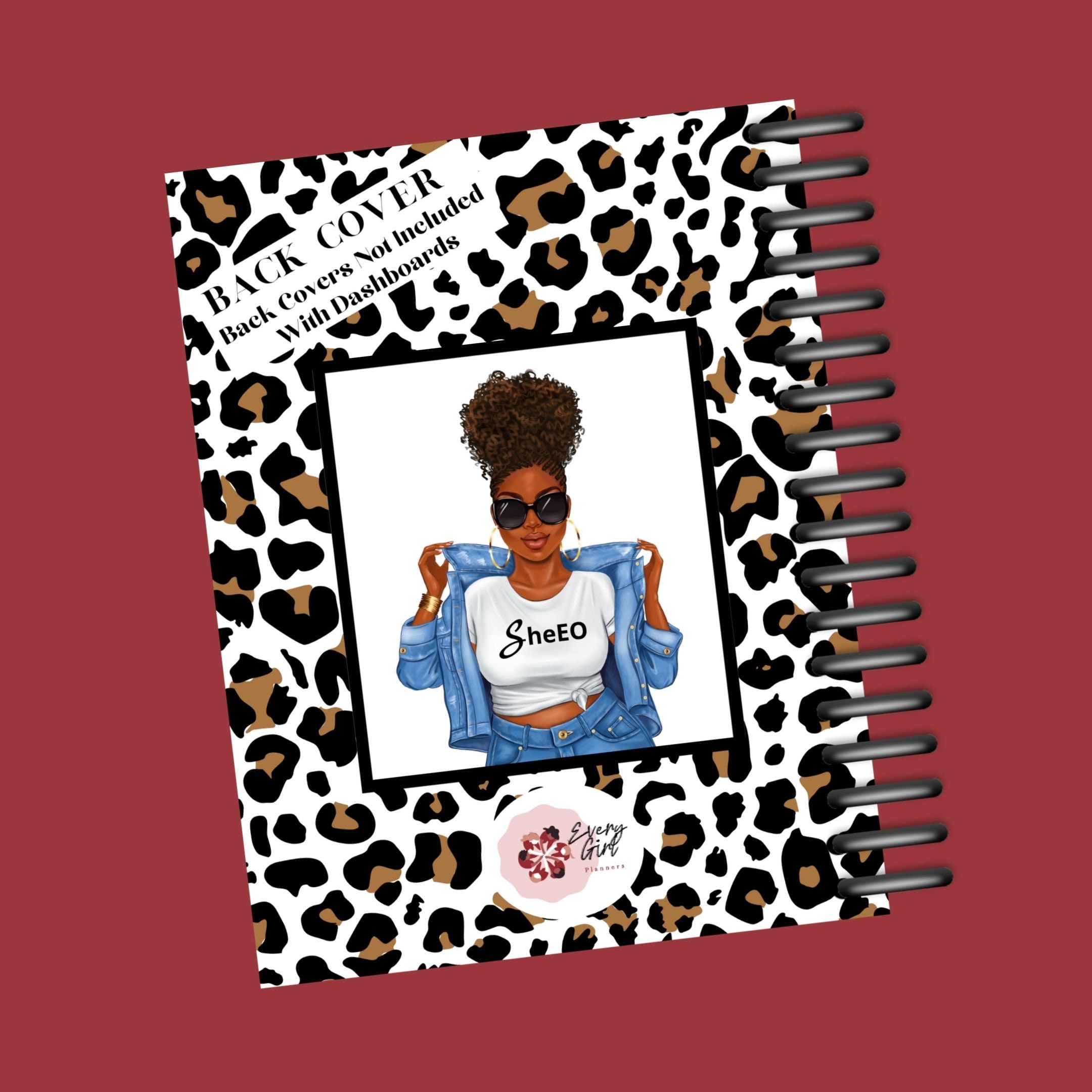 Girl Boss Leopard Print Planner Cover Classic Happy Planner - Etsy