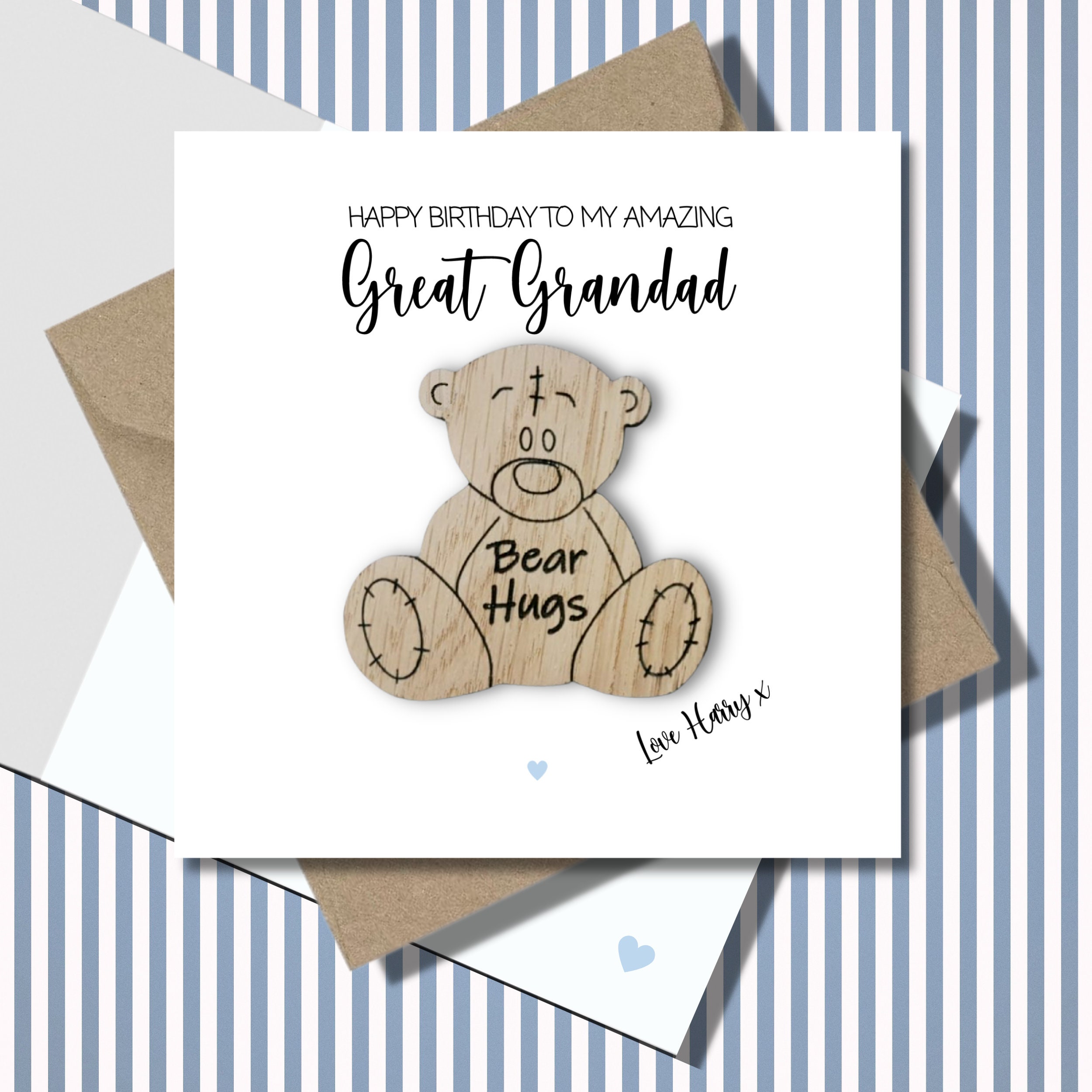 Personalised Birthday Card to Grandad, Grandpa, Great Grandad, Great ...