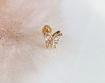 Butterfly Tragus - Etsy