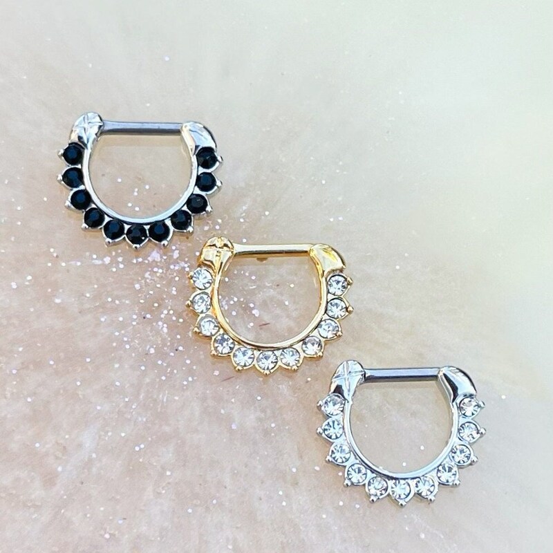 Gold Black Gem Ring - Etsy