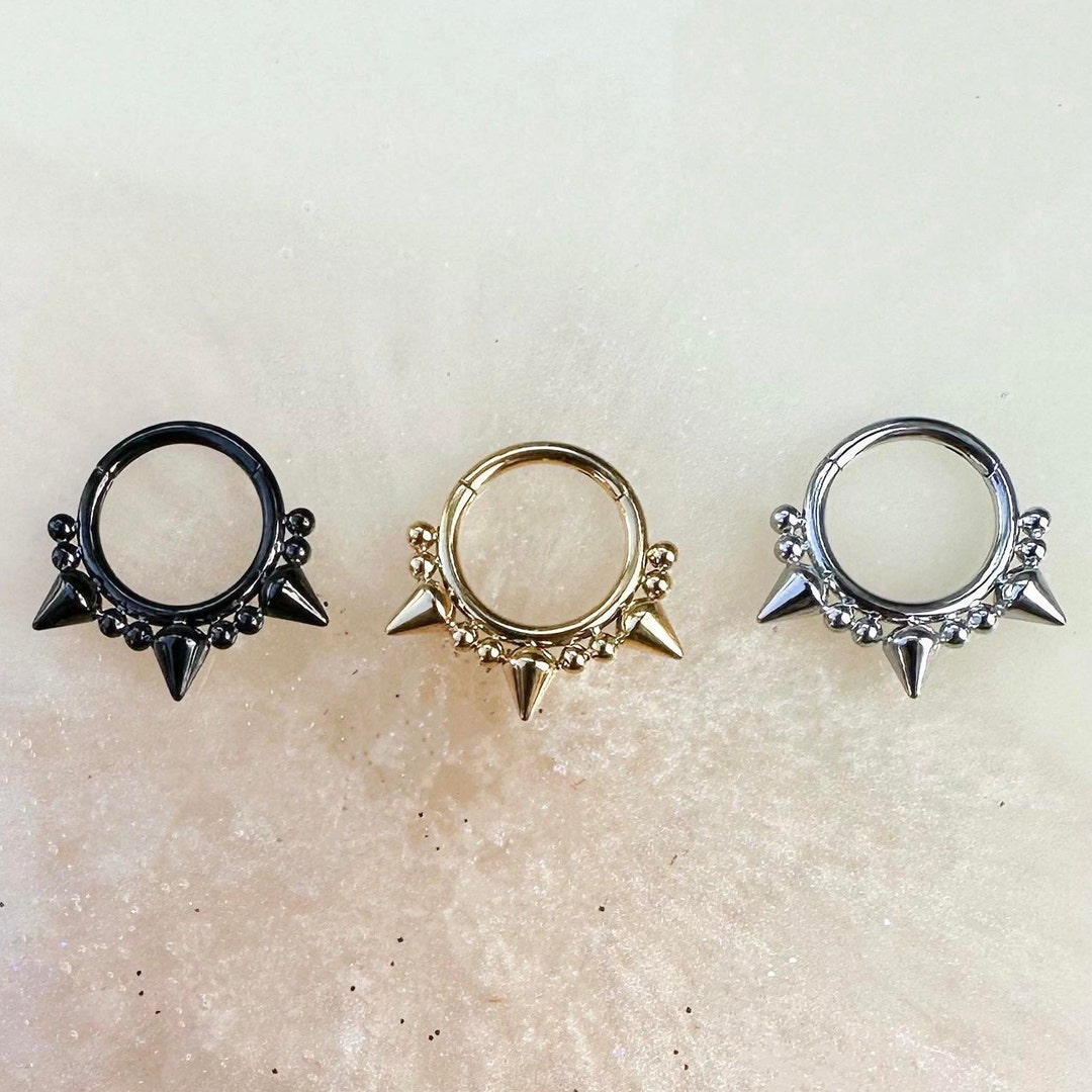 Spike Implant Grade Titanium Clicker in Black, Gold, or Silver for ...