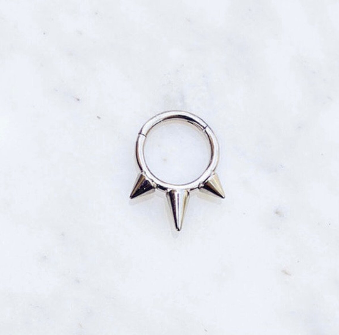 Implant Grade Titanium Spike Clicker for Septum, Daith, Lobe, or ...