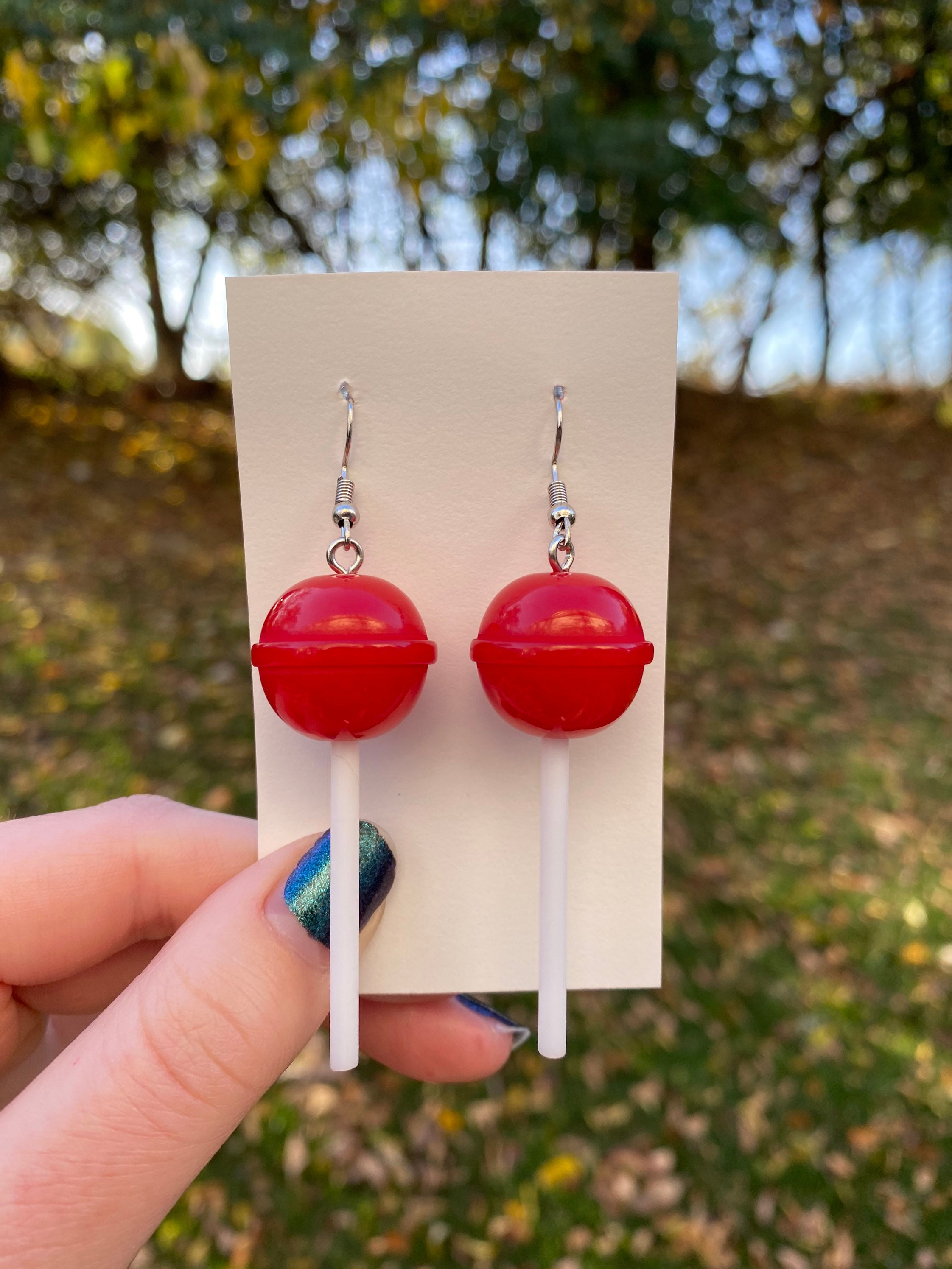 Lollipop Earrings many colors | Etsy