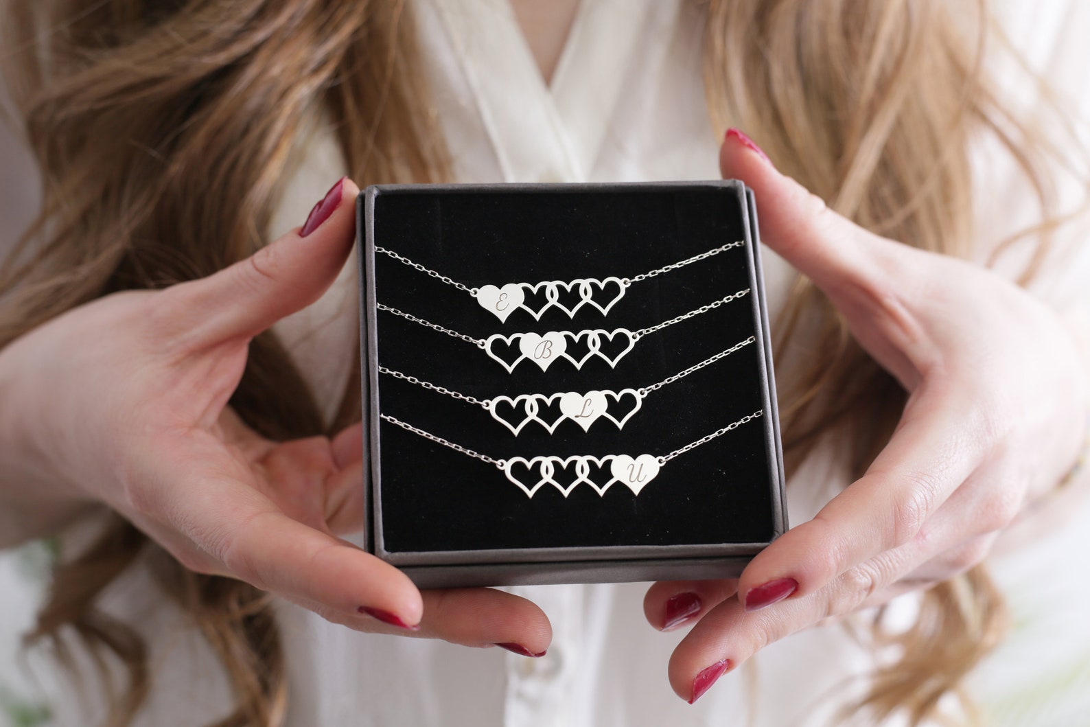 Matching Necklaces for 4, Sister Necklace for 5, Friendship Necklace ...