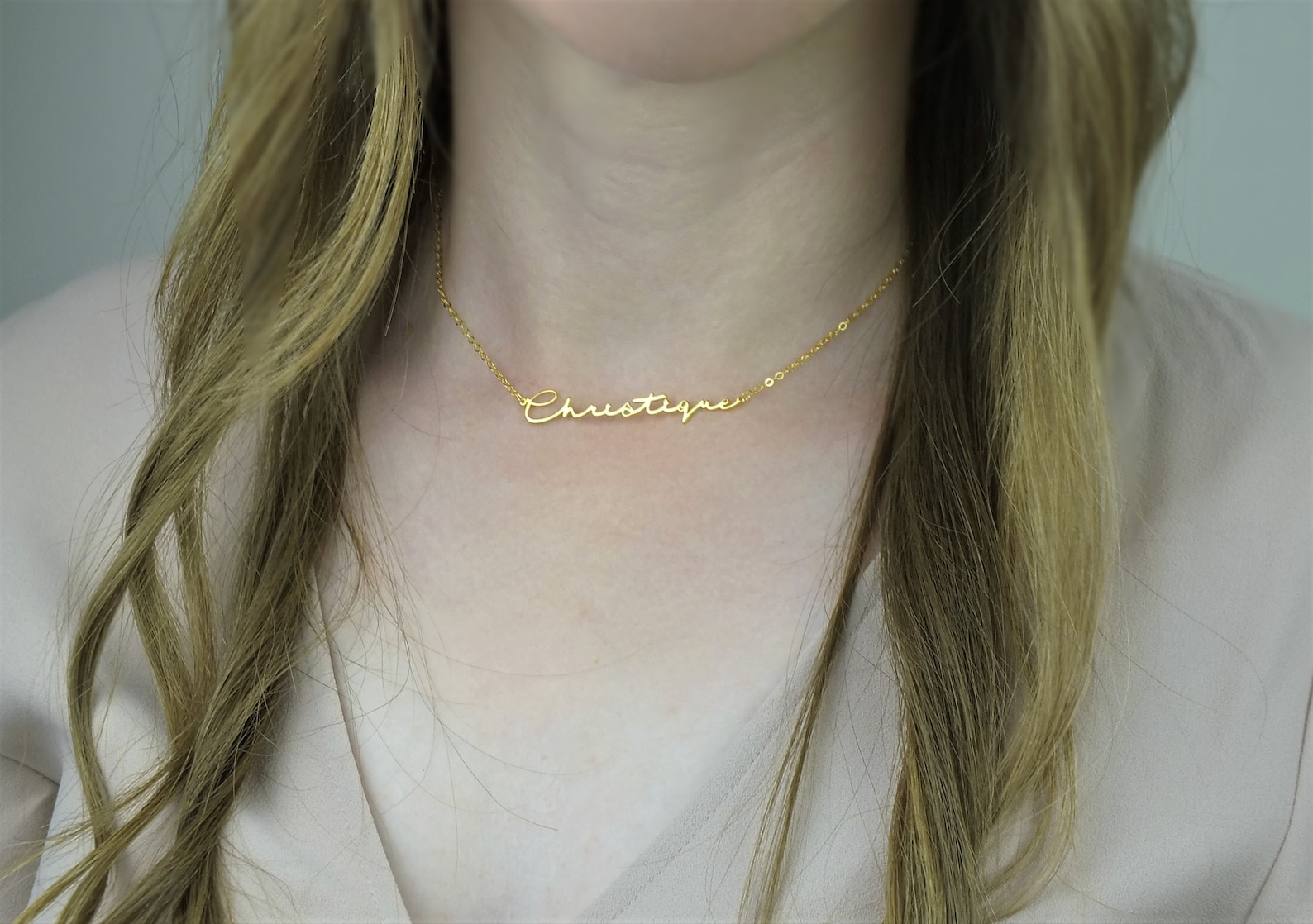 Cursive Name Necklace Personalized Necklace Personalized | Etsy